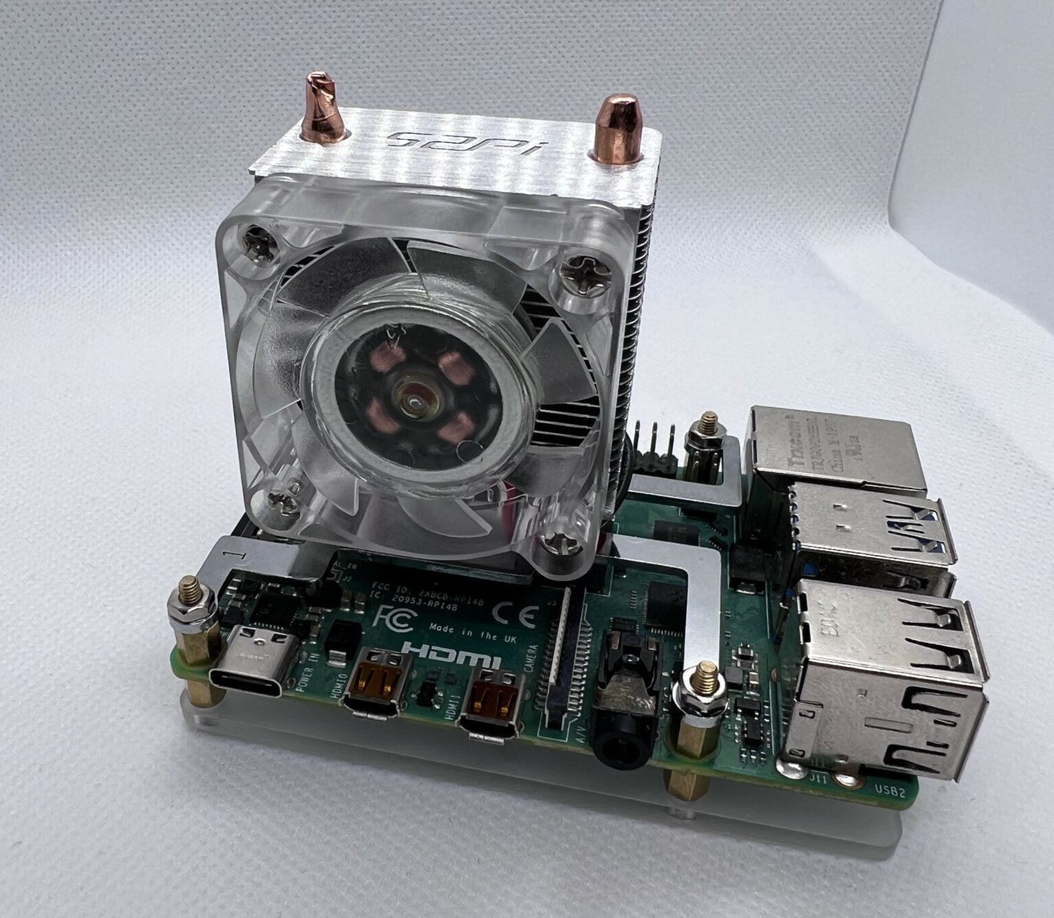 52Pi ICE Tower Raspberry Pi CPU Cooler Review - bret.dk