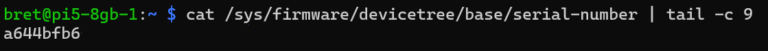 Finding Your Raspberry Pi Serial Number - bret.dk