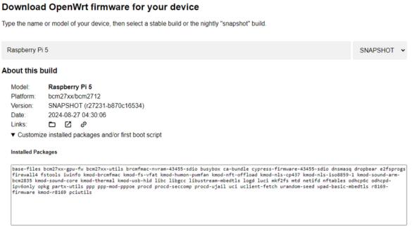 Install OpenWrt on the Raspberry Pi 5 - bret.dk